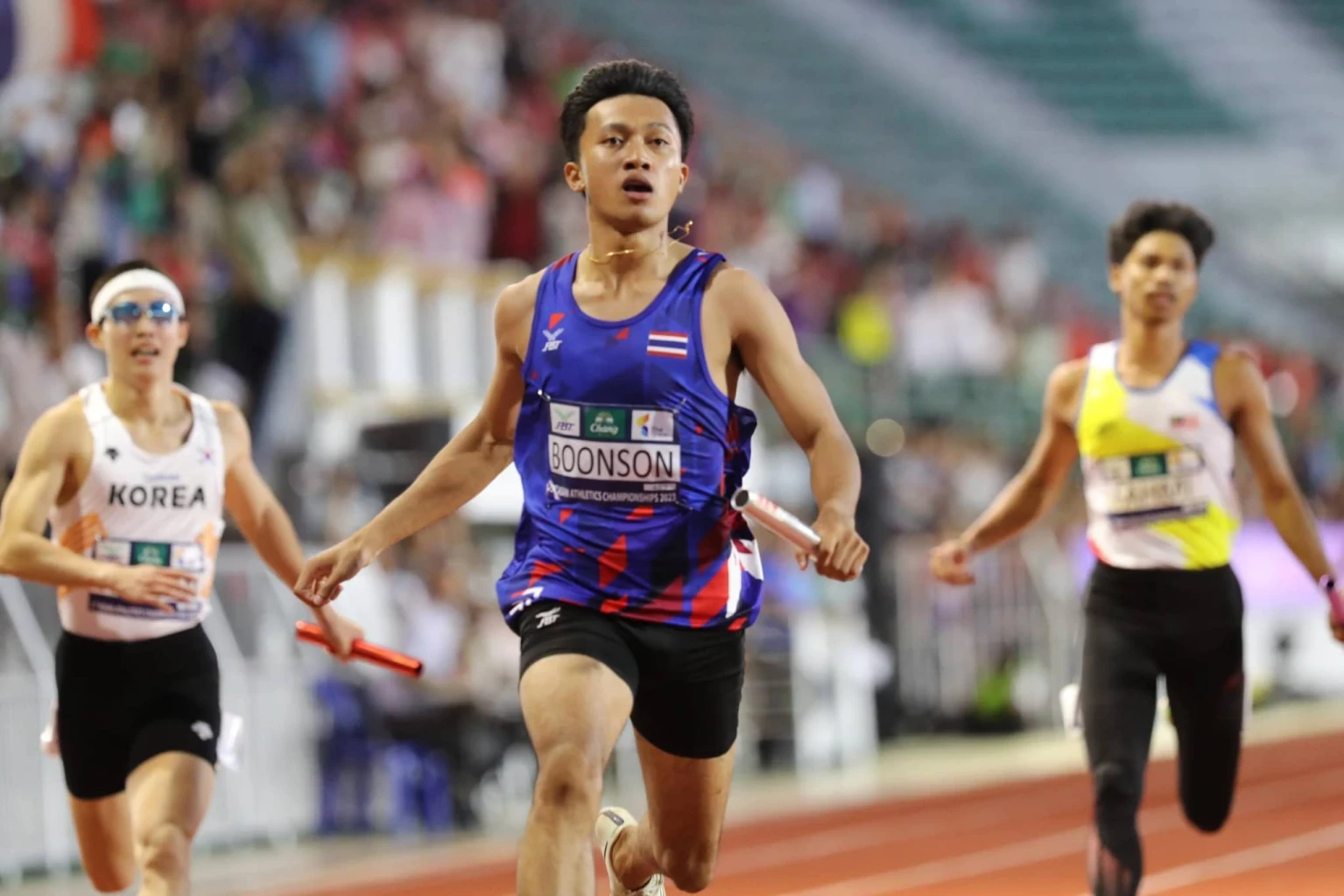 ไต้ฝุ่นชายไทย 4x100 พลาดตั๋วลุยกรีฑาชิงแชมป์โลก 2023 แม้คว้าแชมป์เอเชีย